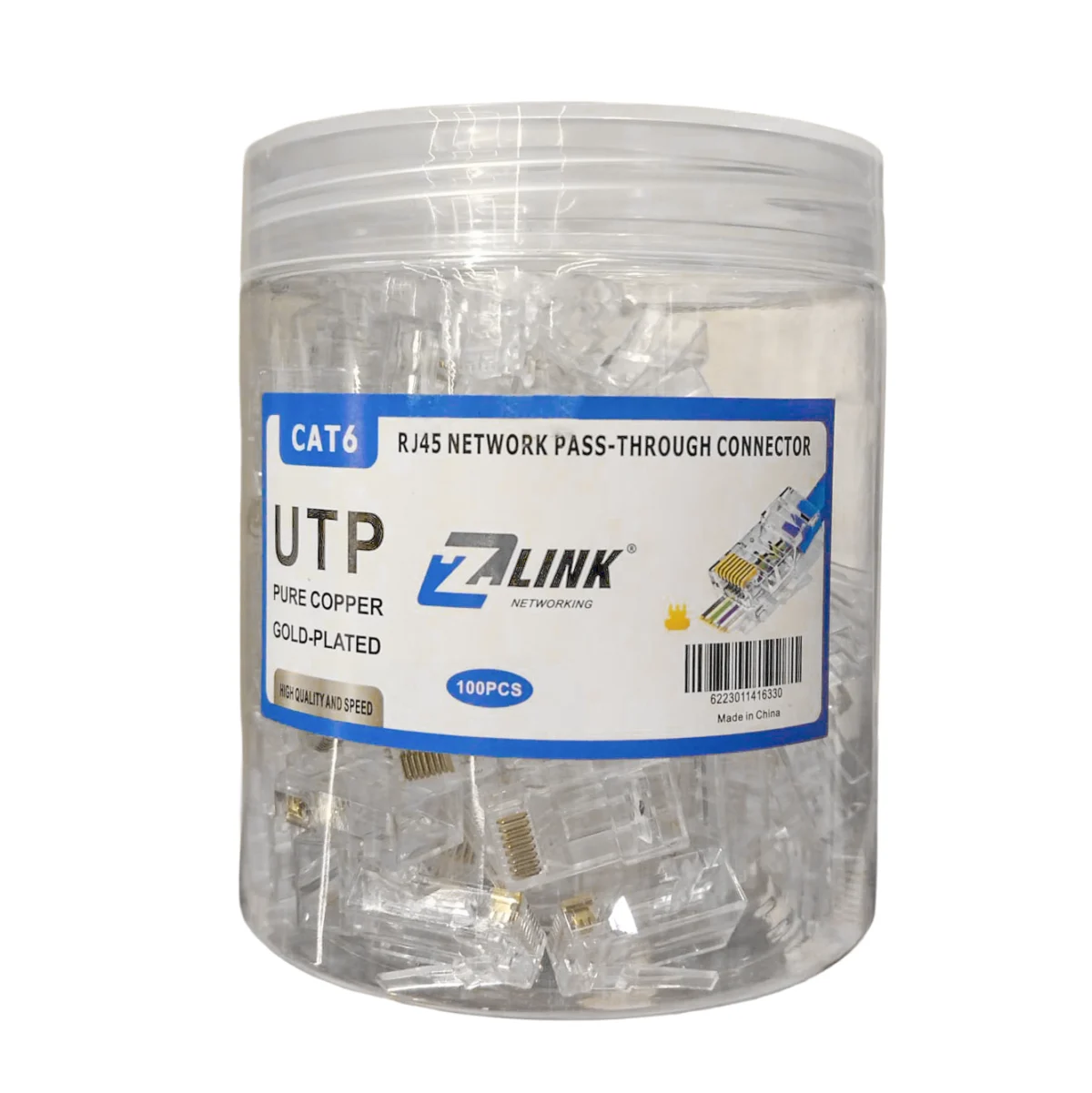 ZLink Plastic RJ45 Open Cat6 UTP - | Al Fath Technology